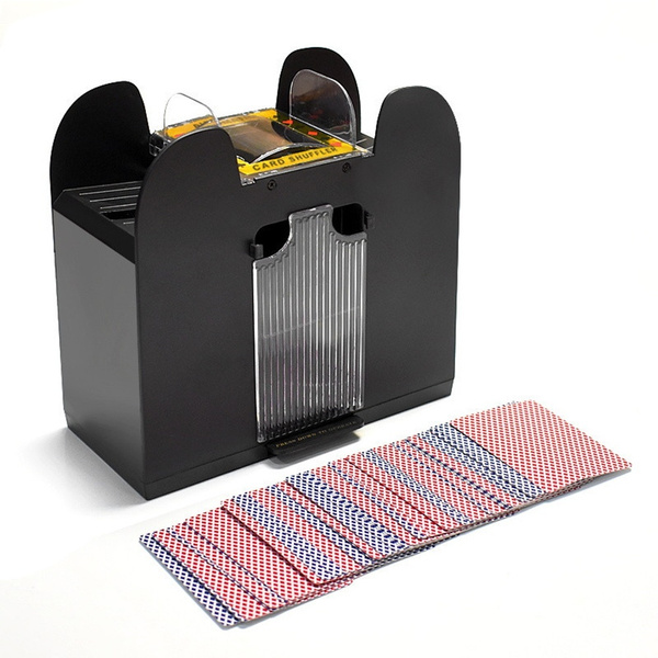 Automatic Card Shuffler Electric 6 Decks Battery Operated Card Mixing ...