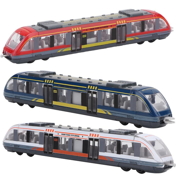 Simulation Alloy Metal High Speed Rail Diecast Train Car Toy Model ...