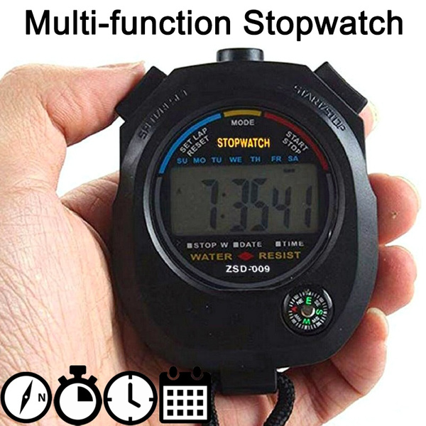 Multifunction Waterproof Digital LCD Stopwatch Electronic Portable ... Multifunction Waterproof Digital LCD Stopwatch Electronic Portable ...
