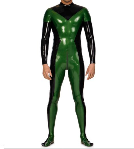Latex Rubber Gummi Catsuit Kostüm Ganzanzug Suit Overall Zentai Party