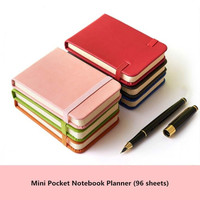 96 Sheets A7 Mini Pocket Fruit Color Notebook Journals Monthly Weekly ...