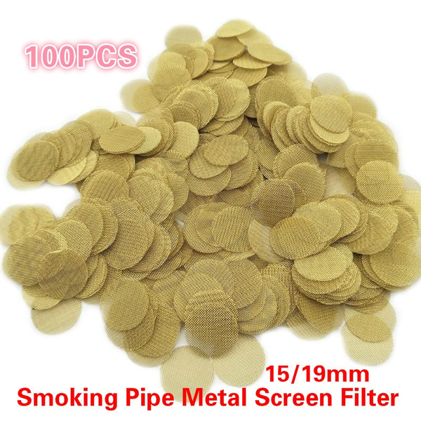 Fashion 100 Pieces Smoking Screens Pipe Screen Filters 15/19mm | Wish