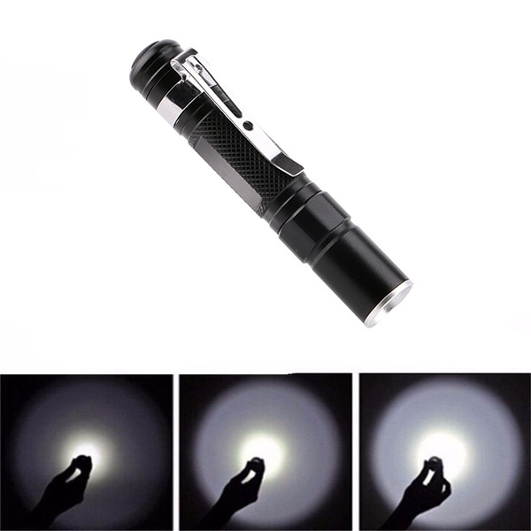 Portable Mini Penlight Q5 LED Flashlight Torch Pocket Light Waterproof ...