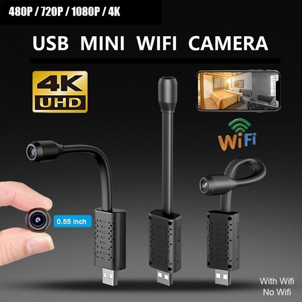HD 4K Smallest Mini Hidden Camera,Portable Wireless Small Nanny Cam ...
