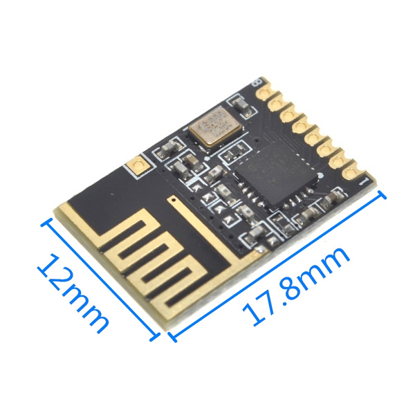 Mini NRF24L01+ SMD 1.27MM Wireless Transceiver Module | Wish