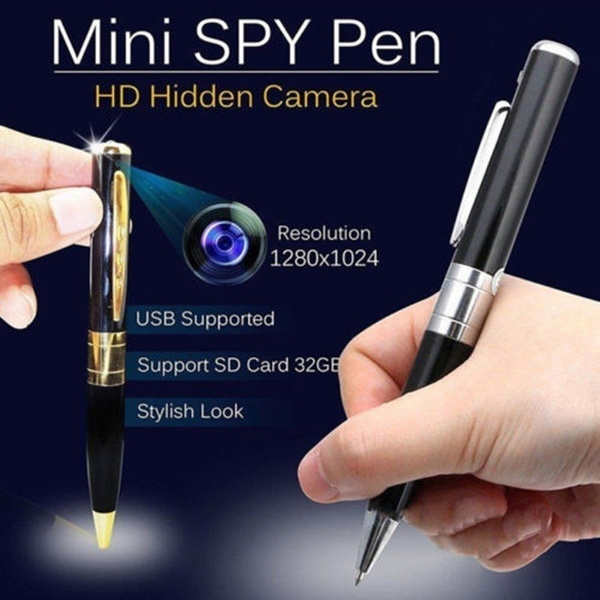 Golden Silver Grey Mini Full HD Camera Pen USB Hidden DVR Camcorder ...