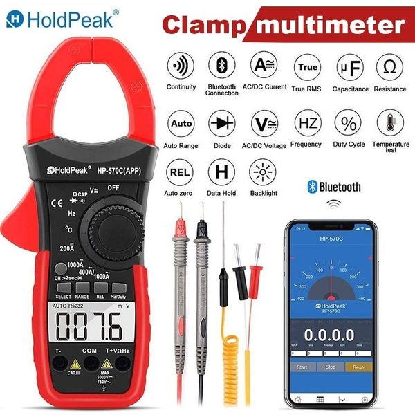 Clamp Multimeter (570CAPP) with Backlit Continuity,Auto-Ranging ...