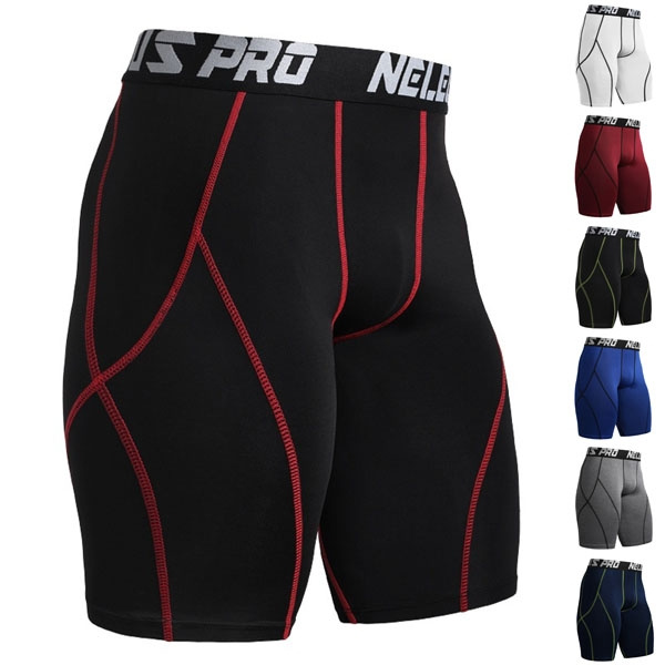 New Men Sport Tight-fitting Cropped Trousers Basketball Pants Footless ...