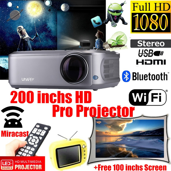 2020 Newest Fashion 200Inchs 18000 lumens 1080P Full HD Professional ...