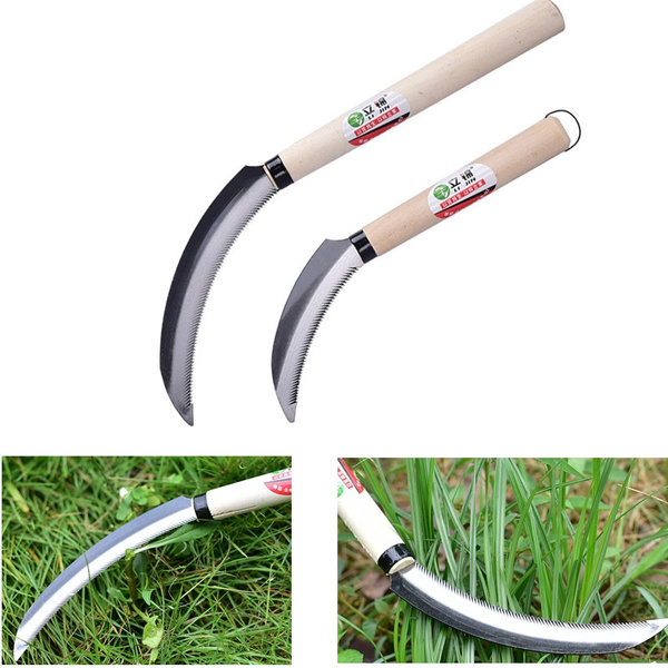 Full Steel Sawtooth Sickle Agricultural Tools Cutting Vegetables Mowing ...