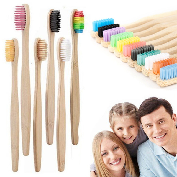 1/5/10Pcs Eco-Friendly Natural Wooden Environmental Bamboo Charcoal ...