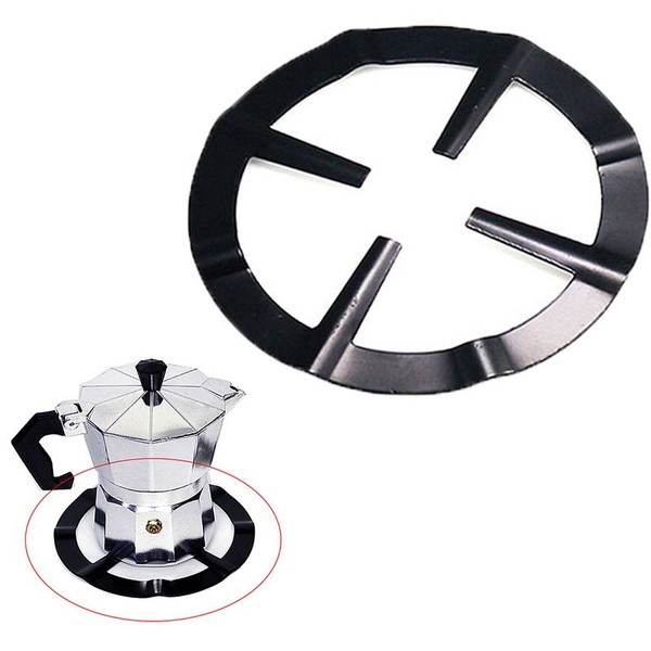Generic Household Moka Pot Stainless Iron Heating Rack Round Stove ...