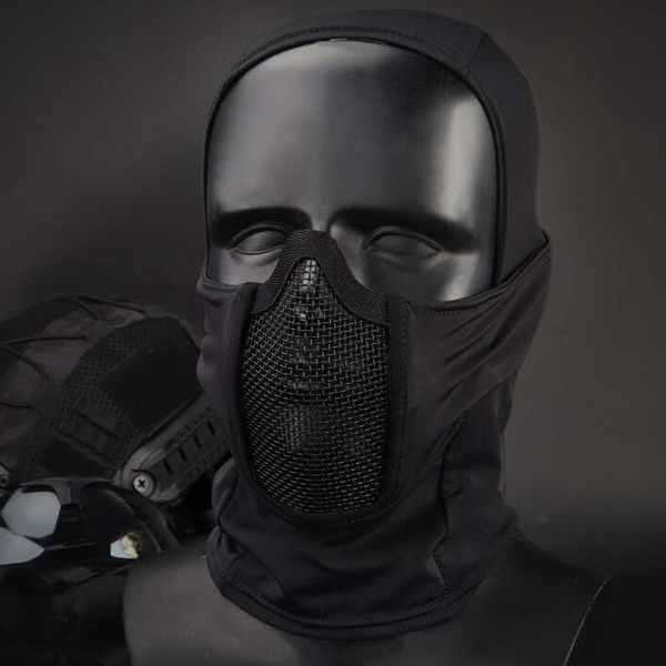 Shadow Warrior Balaclava Ninja Tactical Military Airsoft Face Mesh ...