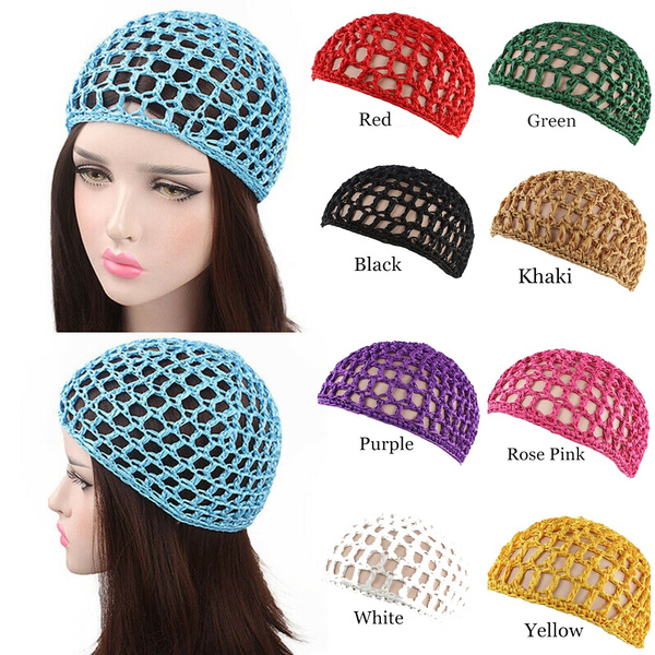 1 Pc Wig Caps for Women Hand Crochet Hair Woven Hair Net Hair Cap Night ... 1 Pc Wig Caps for Women Hand Crochet Hair Woven Hair Net Hair Cap Night ...