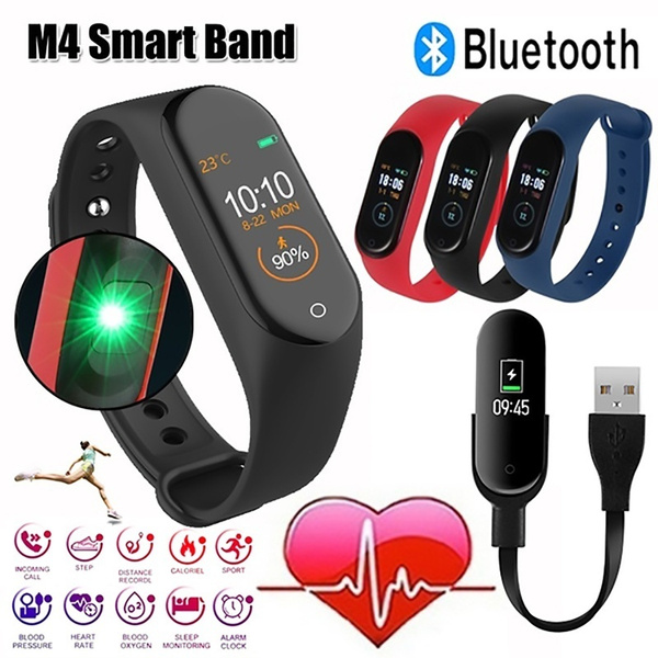 M4 Band 4 Smart Wristband Bracelet Watch OLED Touch Screen Waterproof ...