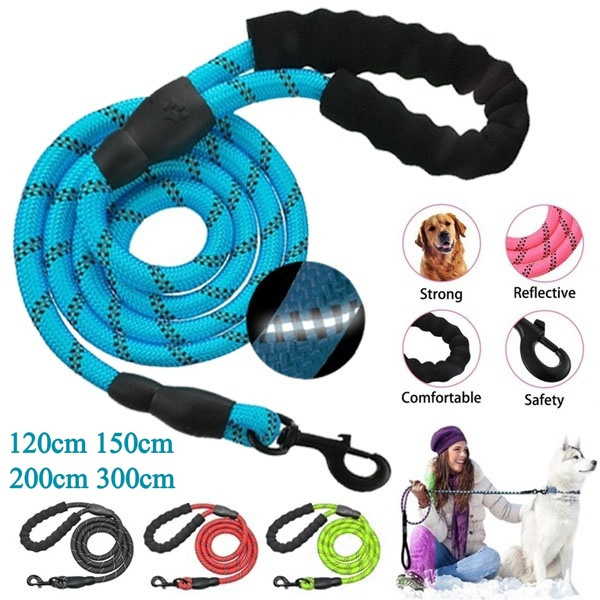 Strong Dog Leash with Comfortable Padded Handle Highly Reflective ...