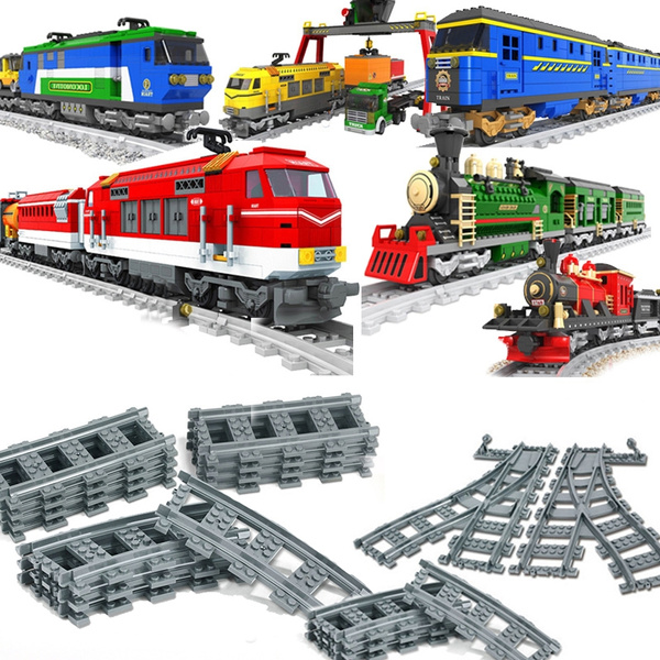 600-1000 Pieces Ausini City Train Wagon Cargo Carriage Passenger Train ...