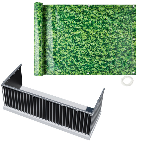 Terrace balcony privacy screen Balkon Sichtschutz Balkonscherm Canisse ...