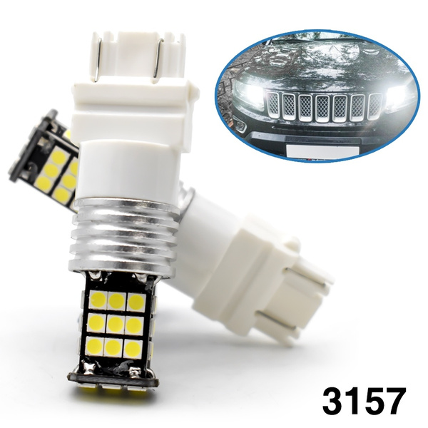 DRL Daylight Signal Lamp T25 3157 Led Canbus P27/7W 3457 3757 Led Car ...