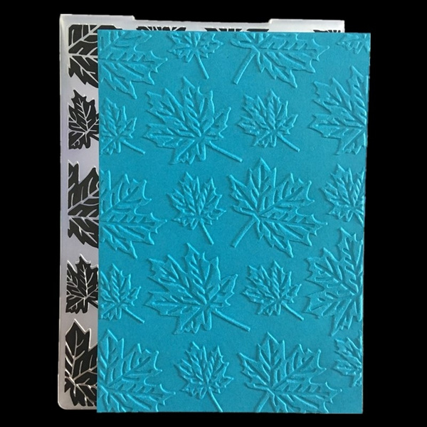 Maple Leaf Plastic Embossing Folder Set For Scrapbooking Photo Album ...