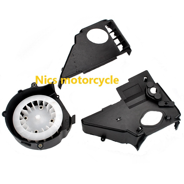Scooter GY6 125-150CC Cooling Radiator Stator AB Motorcycle Engine Fan ...