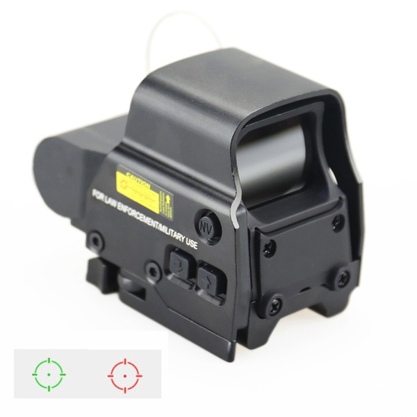 HD Tactical Holographic Red Green 551/552/553/558 Dot Sights Reticle ...