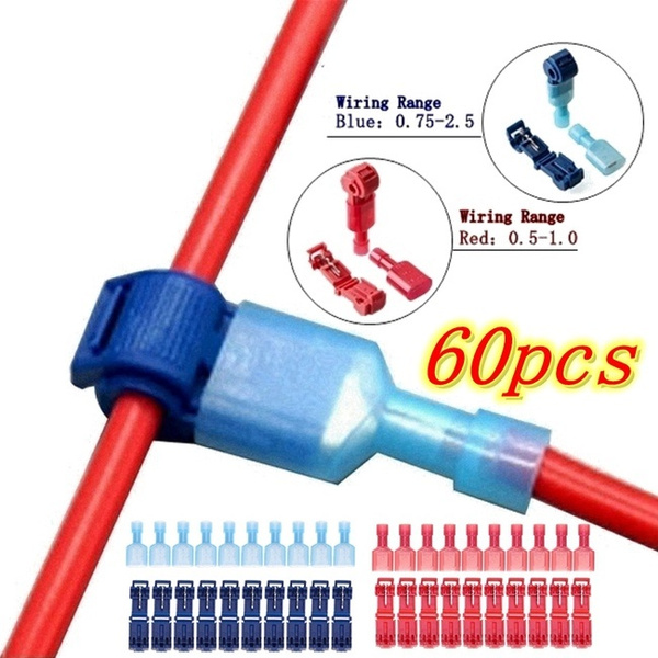 60pcs/20pcs Set Scotch Lock Quick Splice Connector Terminals Assortment ...