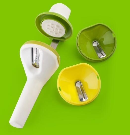 1PC 3 in 1 funnel vegetable slicer Carrot Cucumber Spiral Vegetable ...