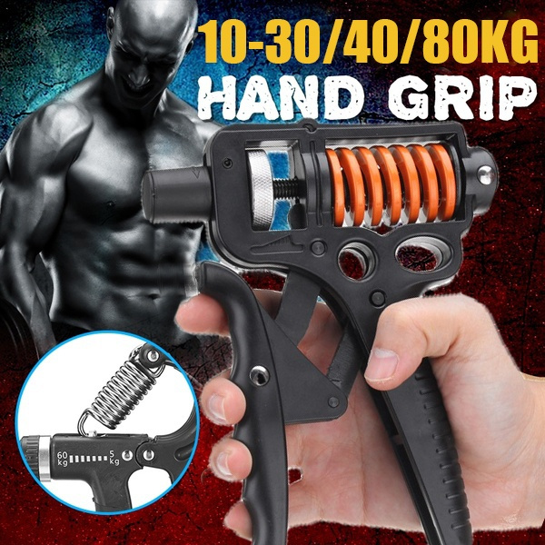 10-30/40/80KG Adjustable Hand Grip Power Exerciser Strengthener ...