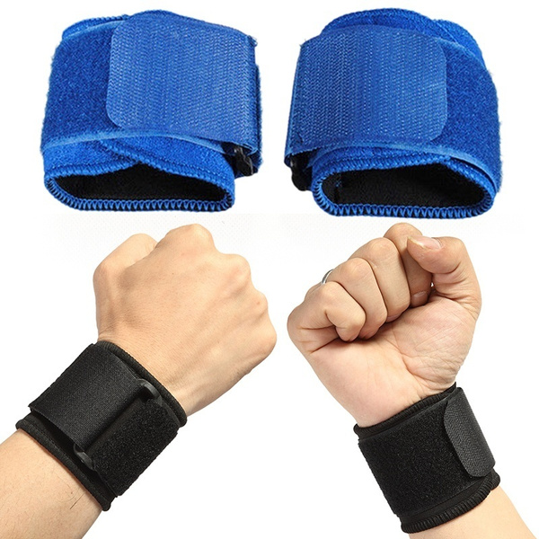 Protective Wrist Support Adjustable Weight Lifting Elastic Soft ...
