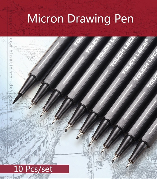 Micron Pen Micro-Line Ultra Fine Point Fineliner Ink Pens Black ...
