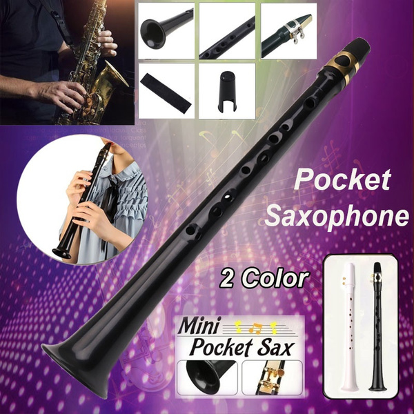 New Portable Mini Pocket Saxophone Beginner Small Wooden Tube Saxophone ...