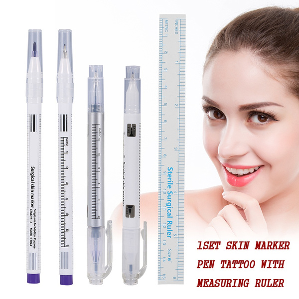 Disposable 2 Set Microblading Surgical Tool With Measuring Ruler ...