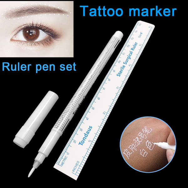 Skin Accessories Tattoo With Measuring Ruler Cosmetic Tool Microblading ...