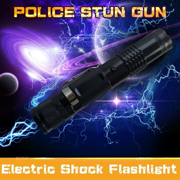 Mini 2 In 1 Power Stun Flashlight Electric Shock toser gnn Self Defense ...