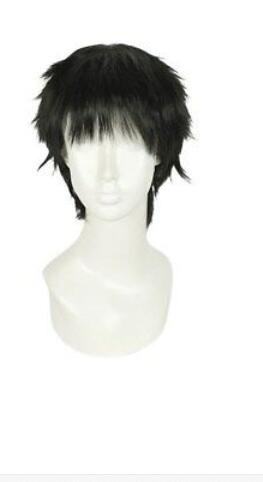 Homestuck Karkat Vantas Black Cosplay Hair Wigs Short Straight Bang Men ...