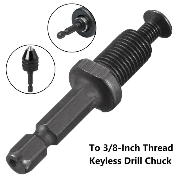 1/3/5Pcs Hex Shank 3/8-Inch Thread Keyless Drill Chuck Adapter for ...