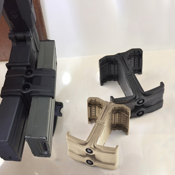 Tactical Double Round magazine ABS Parallel MagLink Coupler Clamp ...