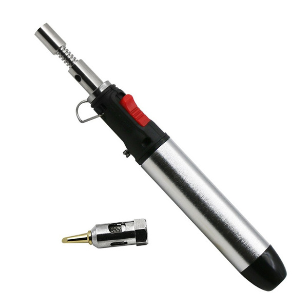 HT-1937 Flame Butane Gas Soldering Iron 12ml Pen Torch Tool Portable ...