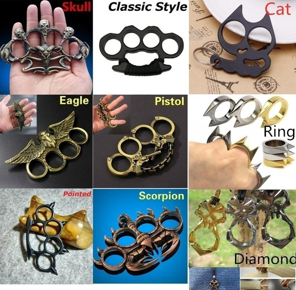 New Creative Skull or Scorpion or Dragon Shaped Outdoor Defence Rings ...