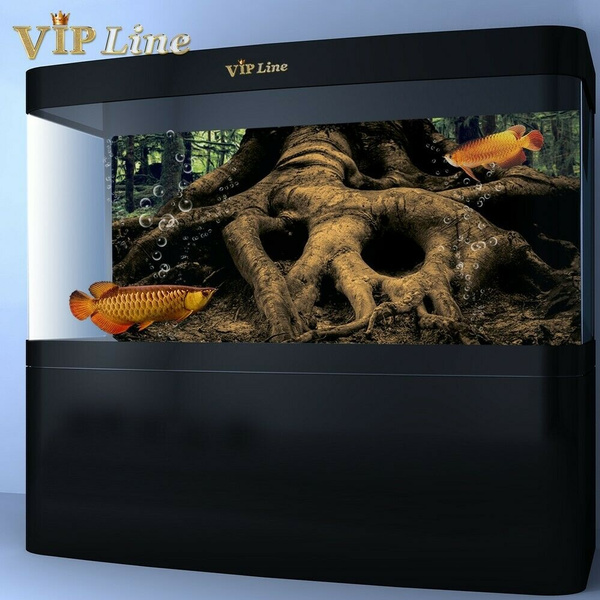 Large Tree Root HD Aquarium Background Poster Fish Tank Decorations ...