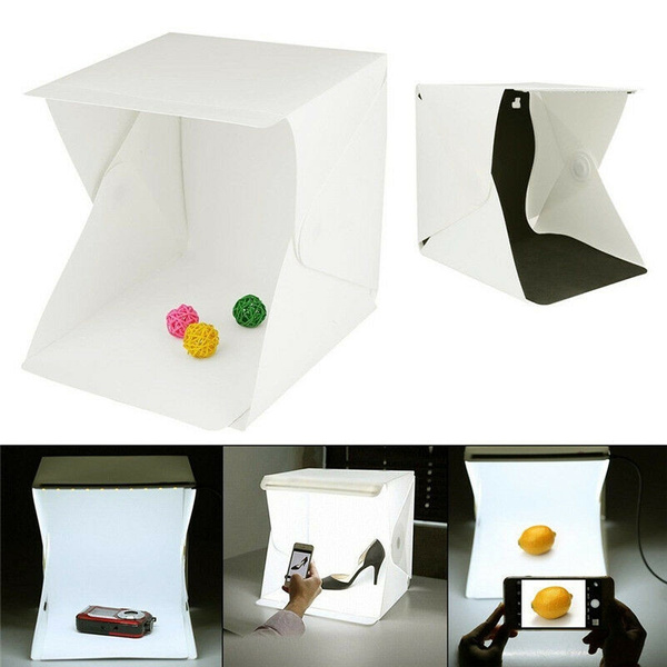 Mini Folding Light Box Photography Studio Soft Light Box LED Light Soft ...