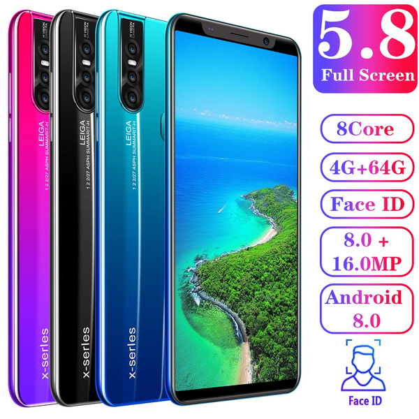 High Version X27 Plus Android 8.0 Smartphone 5.8 Inches Large Memory ...