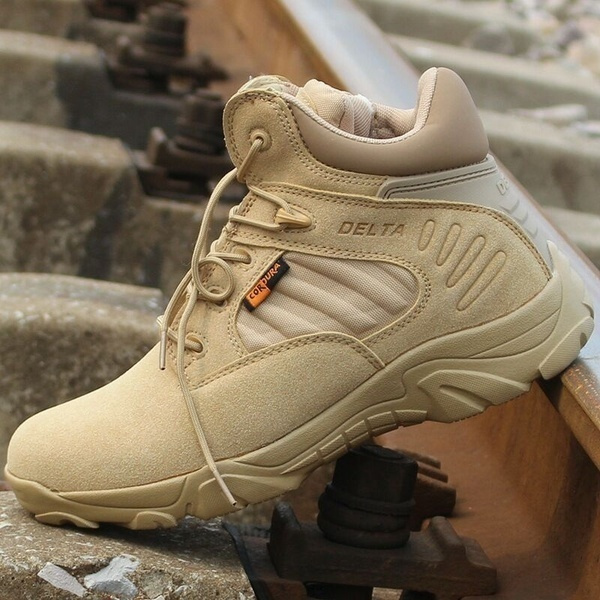 Mens Military Tactical Hunting Boots Desert Combat Hiking Sport Outdoor ...