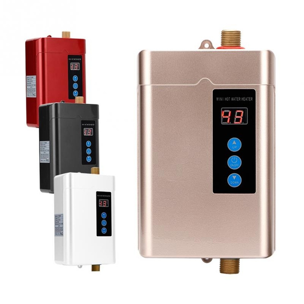 Household Mini Electric Water Heater Tankless Water Heater Heating ...
