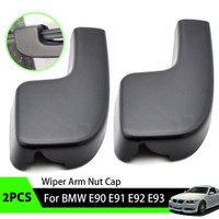 2pcs Fornt Windshield Wiper Arm Head Nut Cover Cap For BMW 3 Series E90 ...