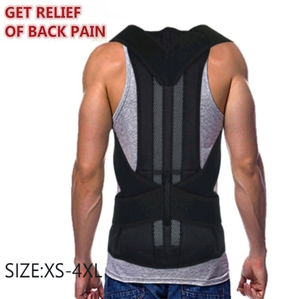 Adult Back with Men and Women Back Correction Band with Support Plate ...