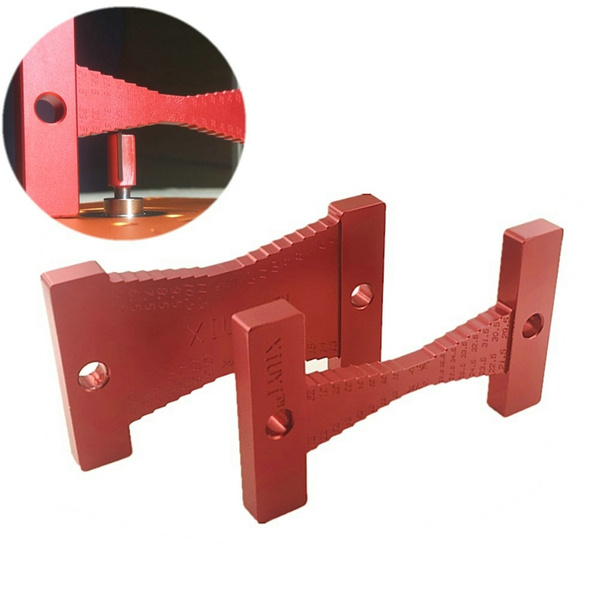 2Pcs High Precision Height Gauge Ruler Woodworking Router Table ...