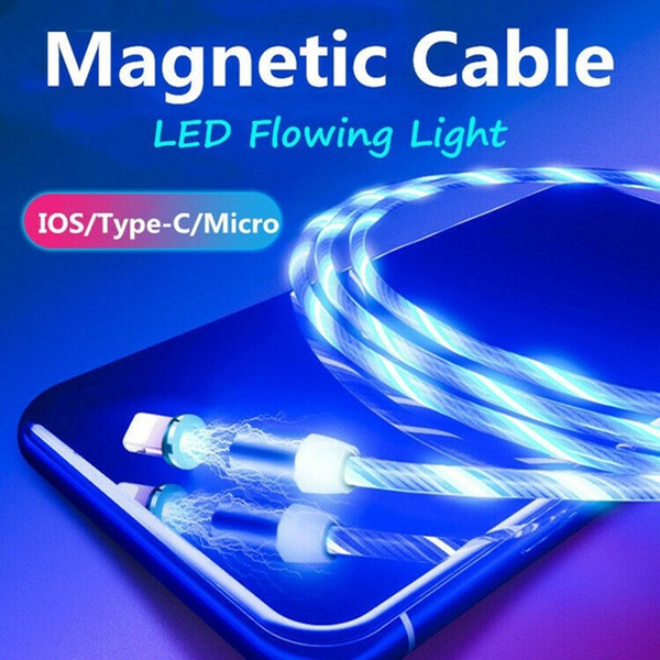 New Upgrade LED Magnetic Cable Streamer Data Flowing LED Light Fast ...
