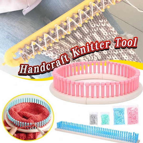 Knitting Knitter Looms Plastic Sock Scarf Hat Maker Craft Tool Kit | Wish